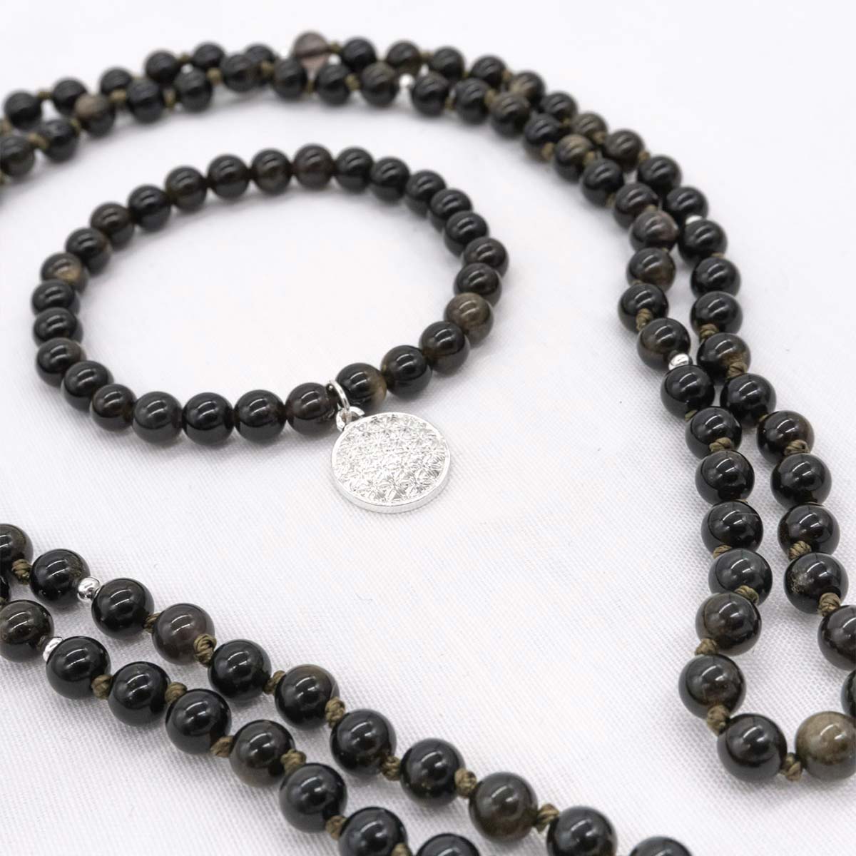 Fleur de Vie Set Obsidian | Natural Self