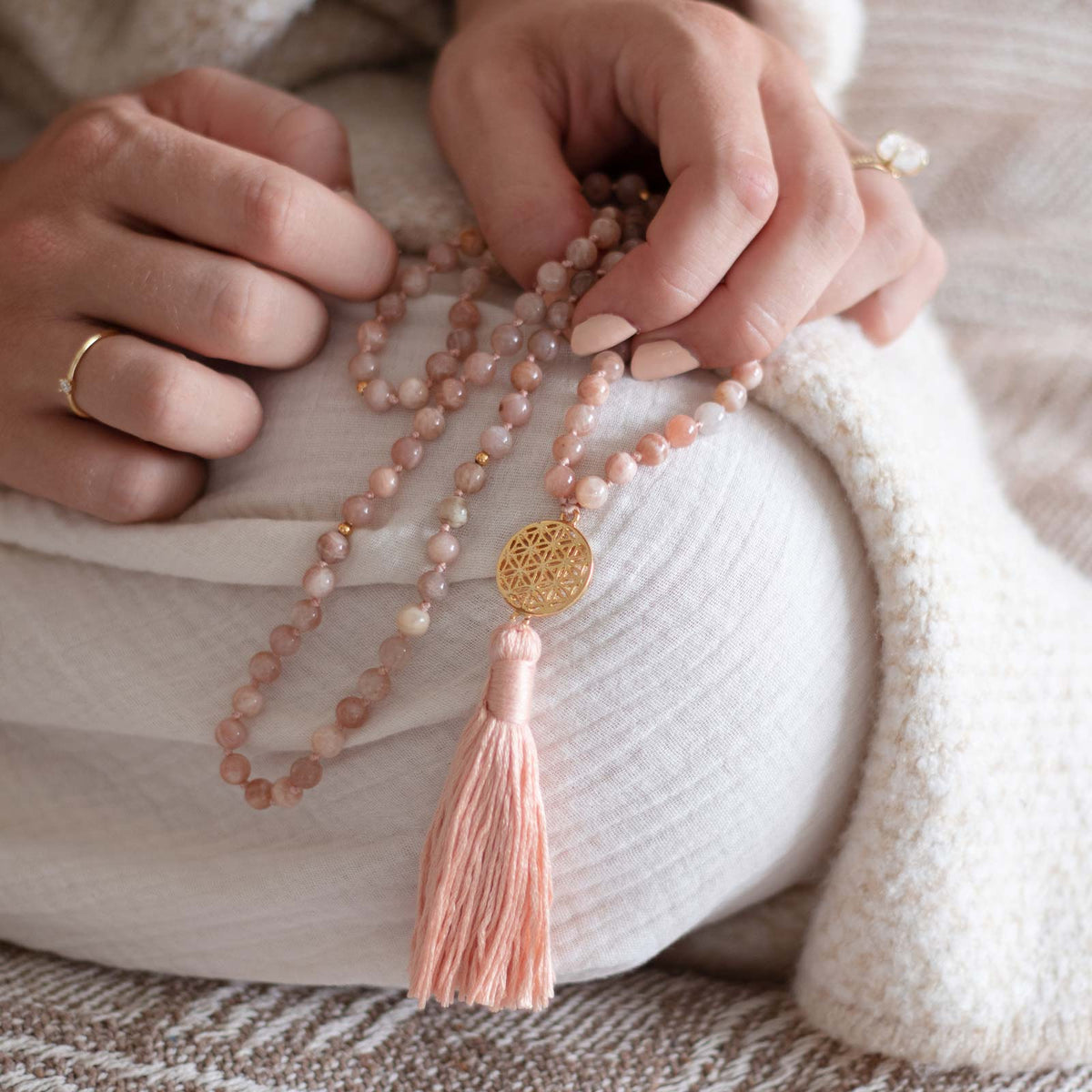 Fleur de Vie - Sonnenstein Mala | Natural Self